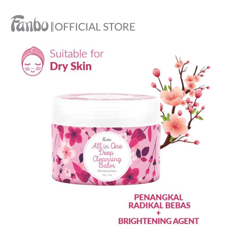 Jual Fanbo All in One Deep Cleansing Balm With Sakura Extract | Shopee ...