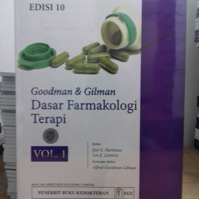 Jual Goodman dan Gilman Dasar Farmakologi Terapi Edisi 10 Vol 1 ...