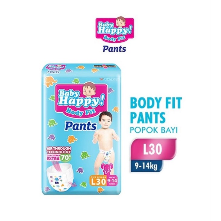 Jual BABY HAPPY L ISI 28 (POPOK TIPE CELANA) | Shopee Indonesia