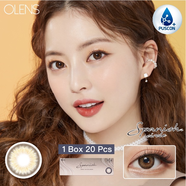 Jual ztarize - Ready Stock - OLENS 🇰🇷 Spanish Circle Brown 1 Day Daily ...