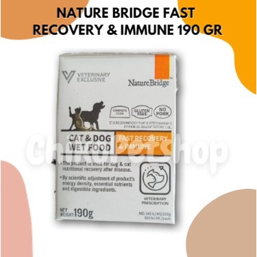 Jual Nature Bridge Fast RECOVERY & Immune 190 gram NB | NATURE BRIDGE ...