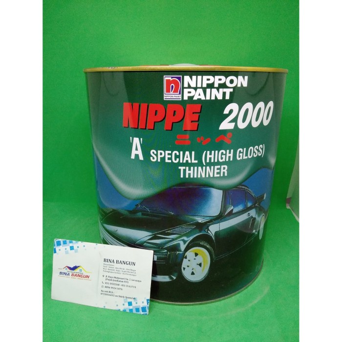 Jual Nippe 2000 A Spesial (High Gloss) Thinner 1 Galon | Shopee Indonesia