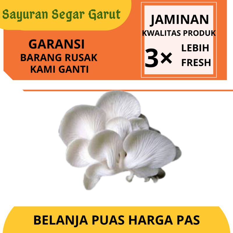 Jual Sayuran Jamur Tiram Putih Murah 200gr by Sayuran Segar Garut ...