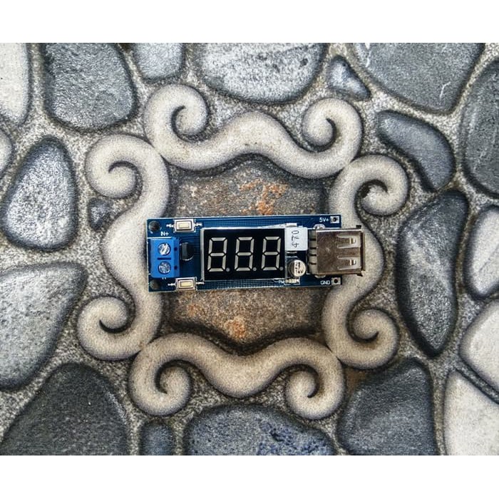 Jual DC to DC Step Down Module USB Charger 5v-40v to 5V/2A STEP DOWN ...