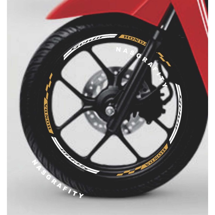 Jual sticker velg genio stiker pelek lis | Shopee Indonesia
