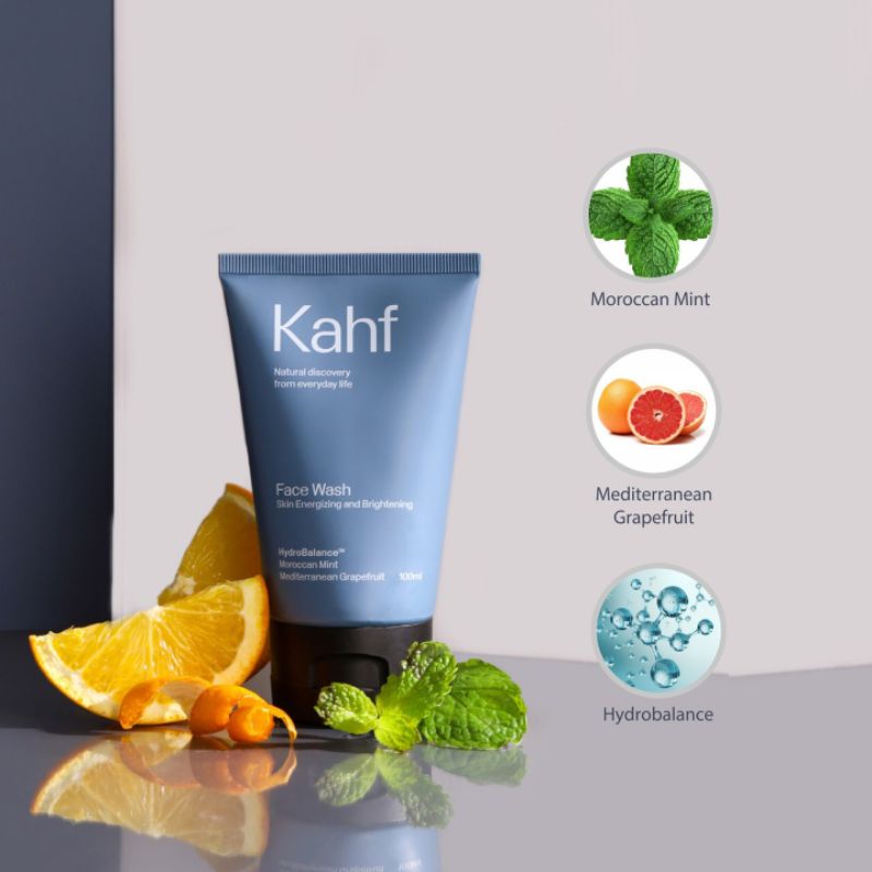 Jual KAHF SKIN ENERGIZING & BRIGHTENING FACE WASH 100 ML | Shopee Indonesia