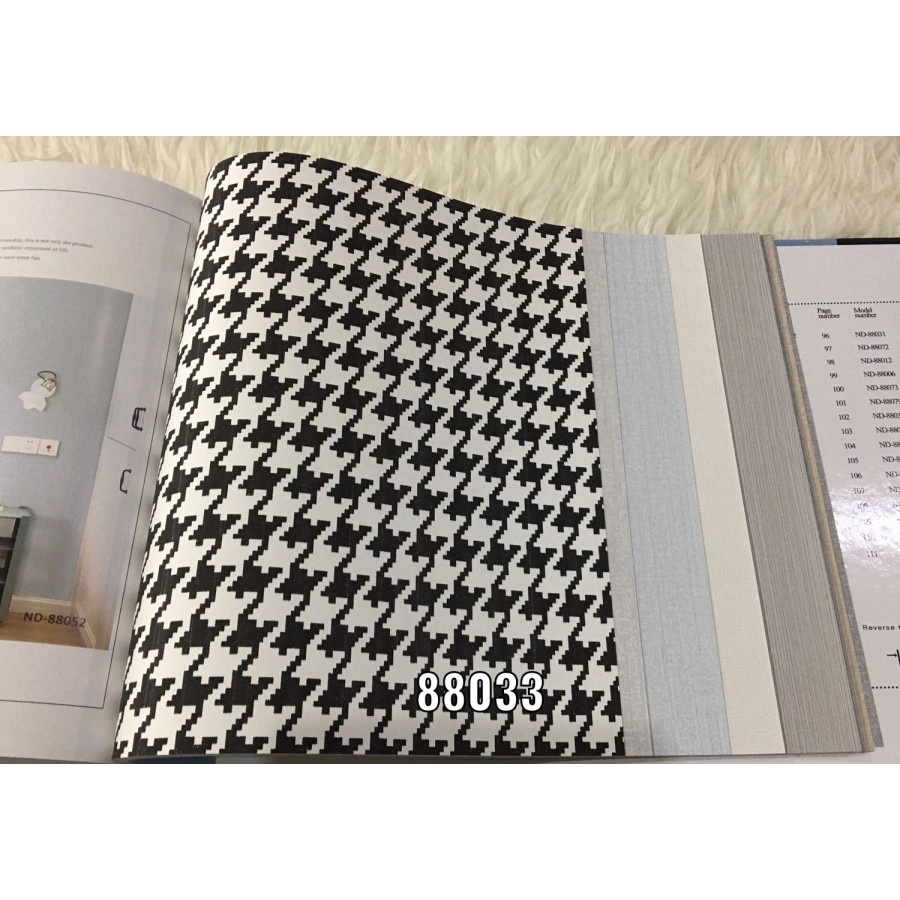 Jual WALLPAPER DINDING POLOS ABSTRAK HITAM PUTIH NIN WOVEN | Shopee ...