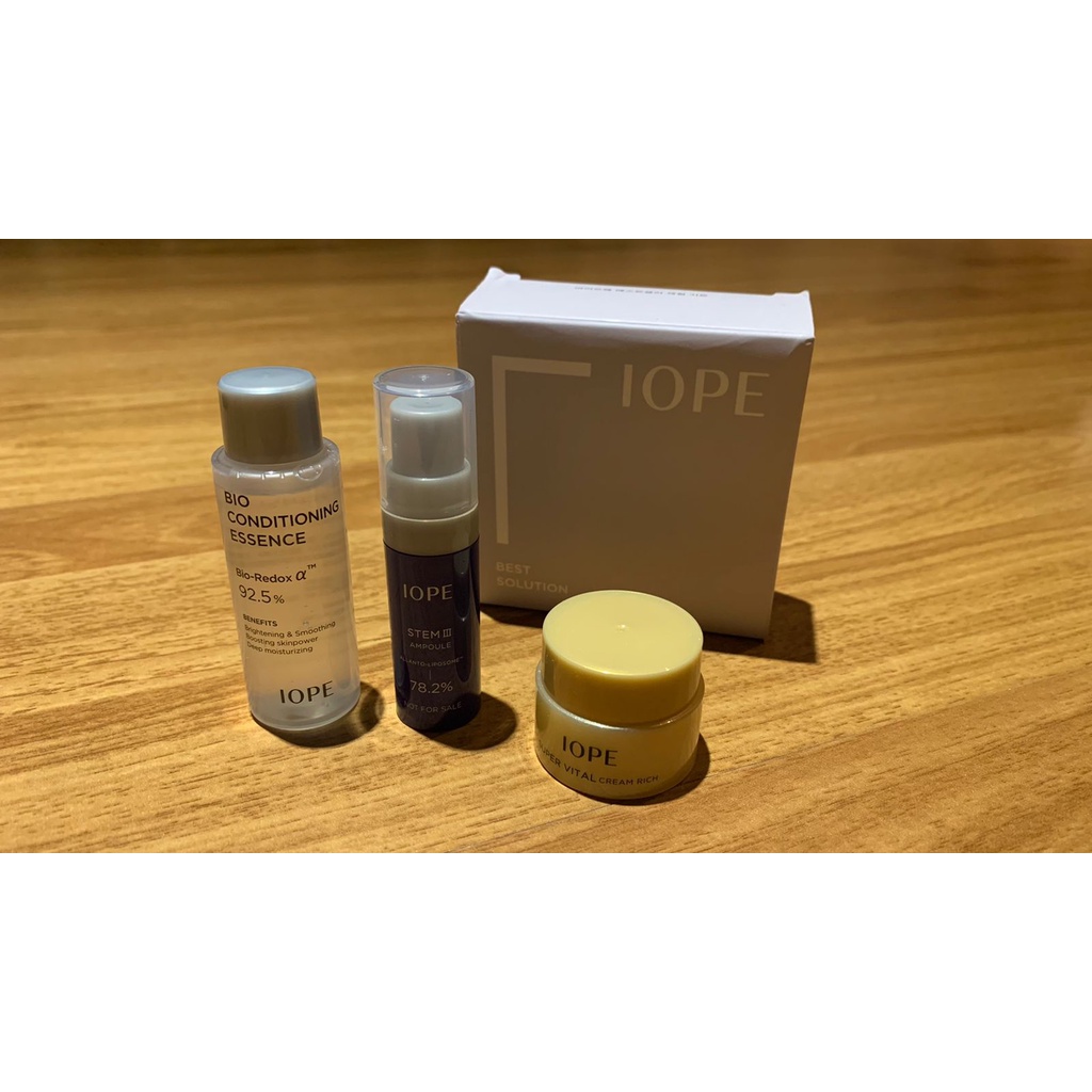 Jual IOPE BEST SOLUTION KIT 3 ITEM | Shopee Indonesia
