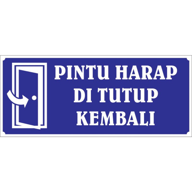Jual STIKER TUTUP PINTU KEMBALI | Shopee Indonesia