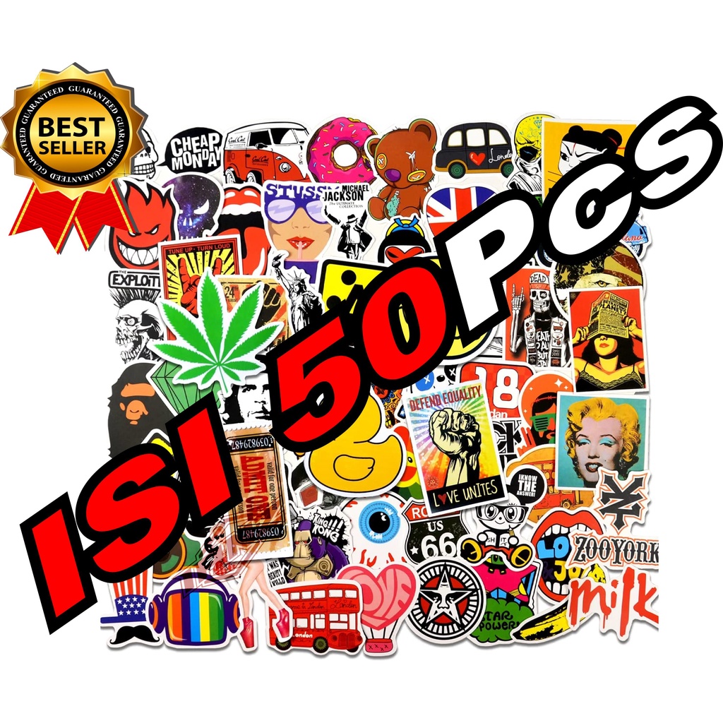 Jual STICKER PACK HYPEBEAST - STIKER AESTHETIC LAPTOP, AKSESORIS HP ...