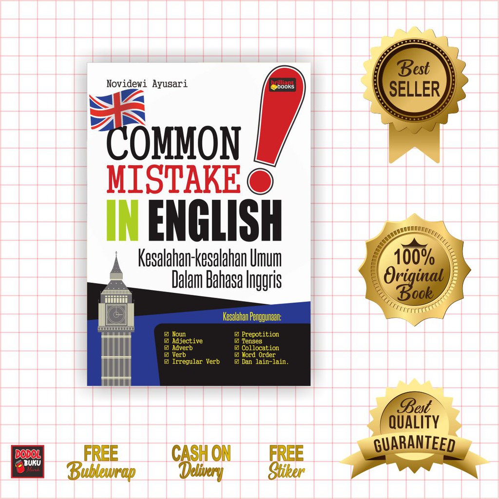 Jual SPESIAL 1.1 - BUKU COMMON MISTAKE IN ENGLISH - KESALAHAN DALAM BAHASA INGGRIS - BUKUMURAH ...