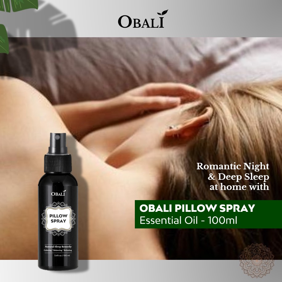 Jual OBALI – Pillow Spray Sleep Aid Aromatherapy Room Bed Linen ...