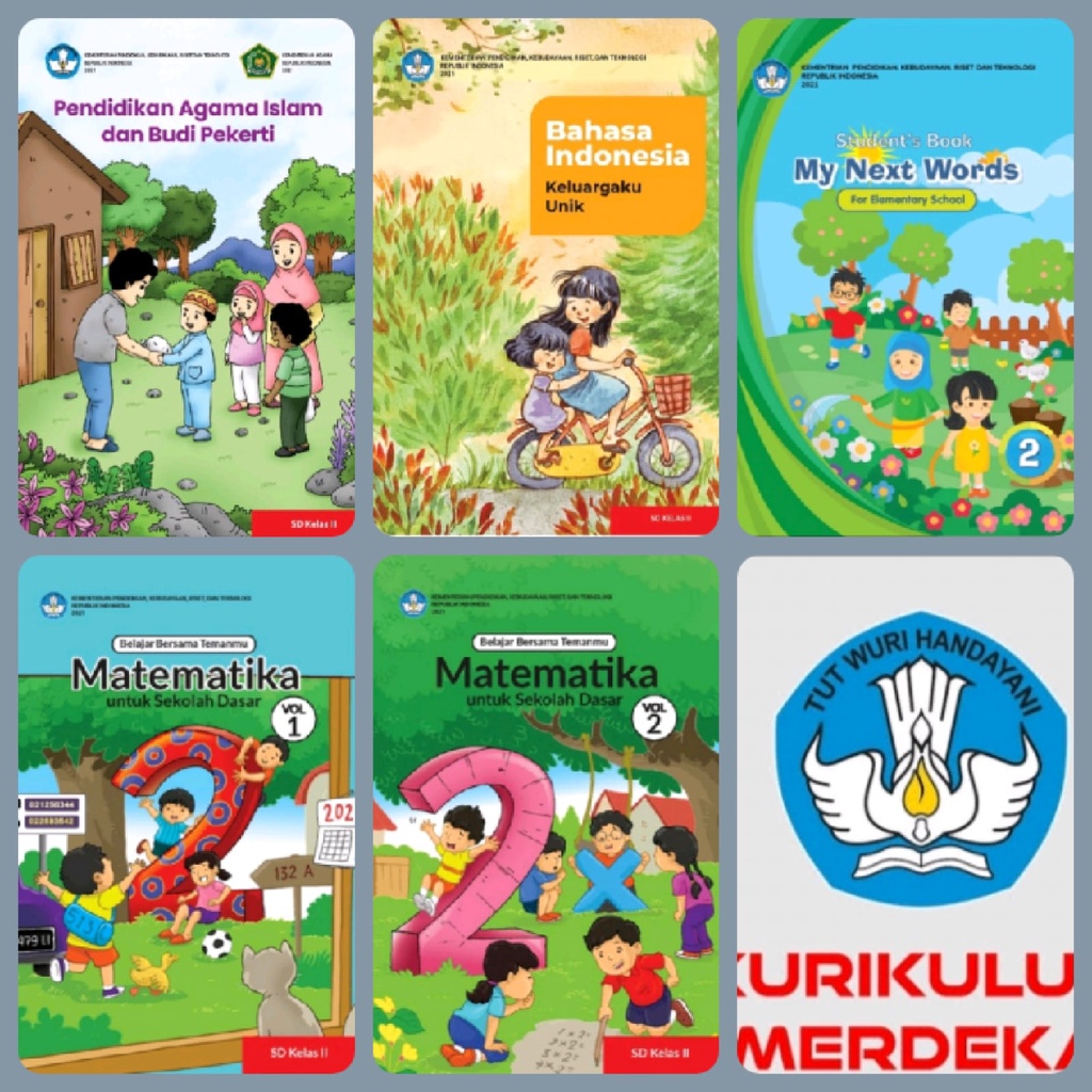 Jual Buku Kurikulum MERDEKA Siswa SD/MI Kelas 2 Penerbit Kemendikbud ...