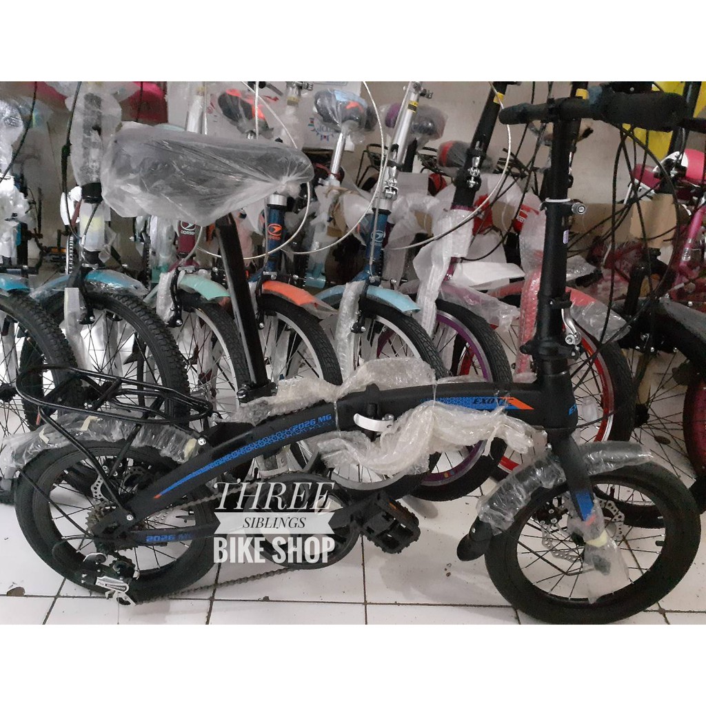 Jual SEPEDA LIPAT EXOTIC 2026 MG DOUBLE DISC 7 SPEED SHIMANO | Shopee ...