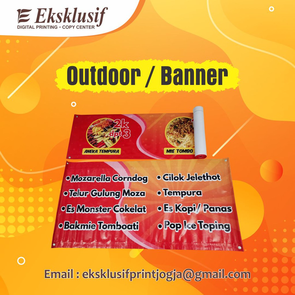 Jual CETAK BANNER BAHAN SUPER / UKURAN PERMETER | Shopee Indonesia