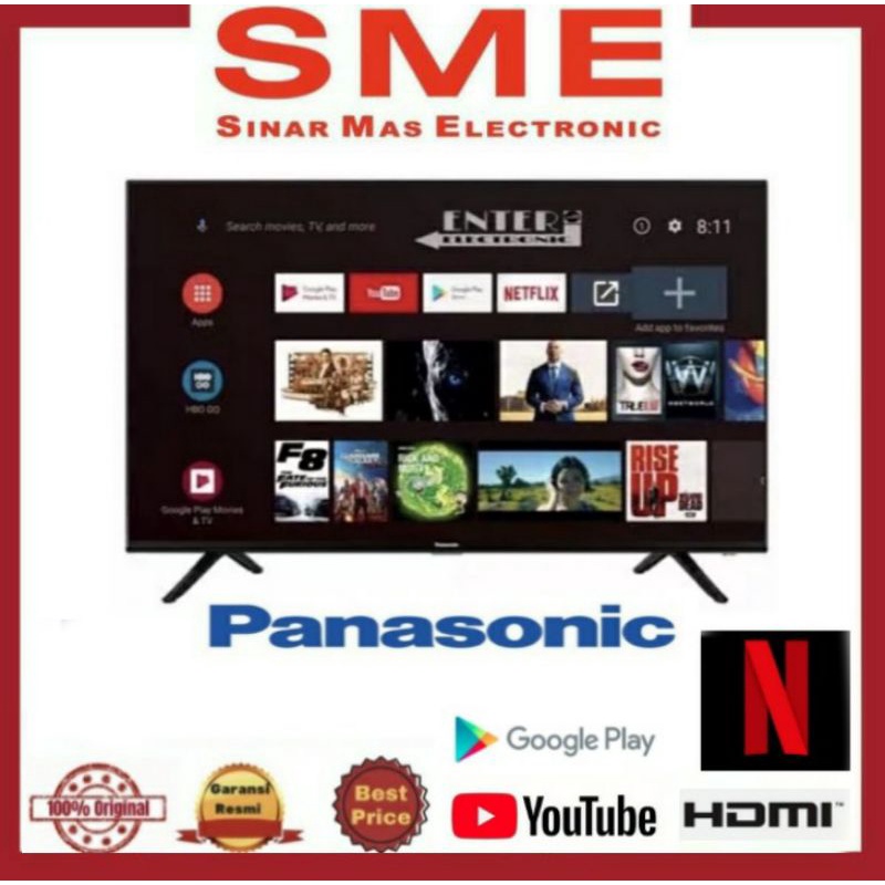 Jual LED 43” PANASONIC ANDROID TV FHD (T0) | Shopee Indonesia