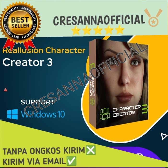 Jual Terbaru Reallusion Character Creator 3 Full Version [Win] Full ...