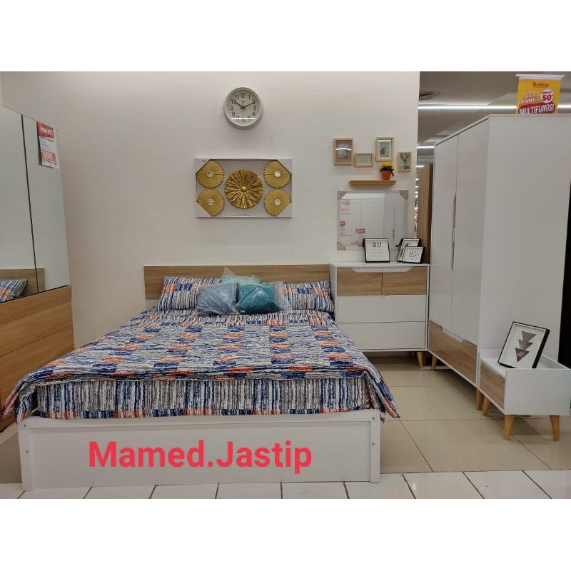 Jual Satu Set Isi Kamar Informa Stacy Set Kamar Tidur 160x200 Cm ...