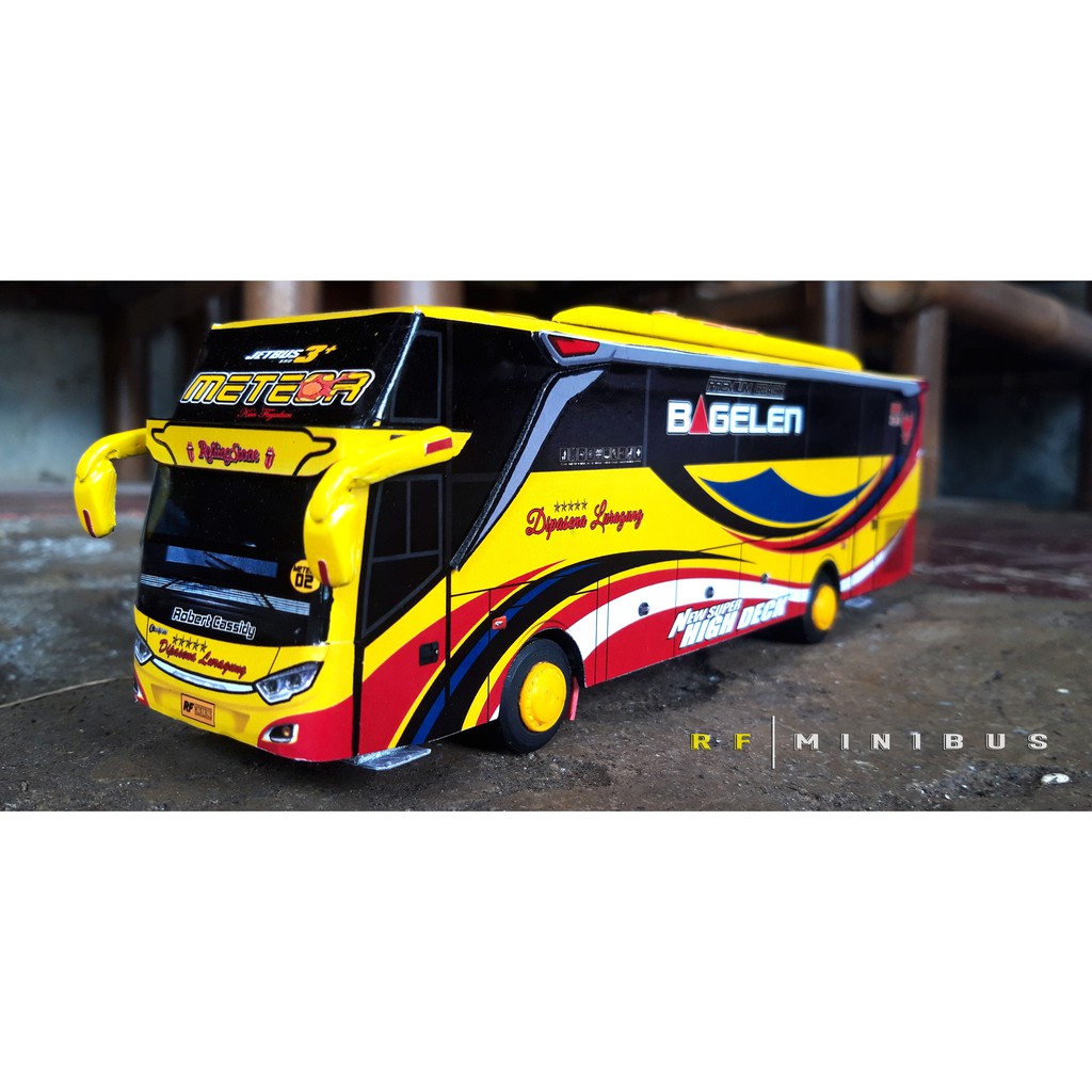 Jual Miniatur Bus Dipasena Luragung (Meteor) Skala 1:50 | Shopee Indonesia