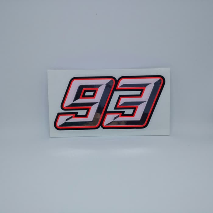 Jual Sticker Stiker 93 Marc Marquez Motogp | Shopee Indonesia