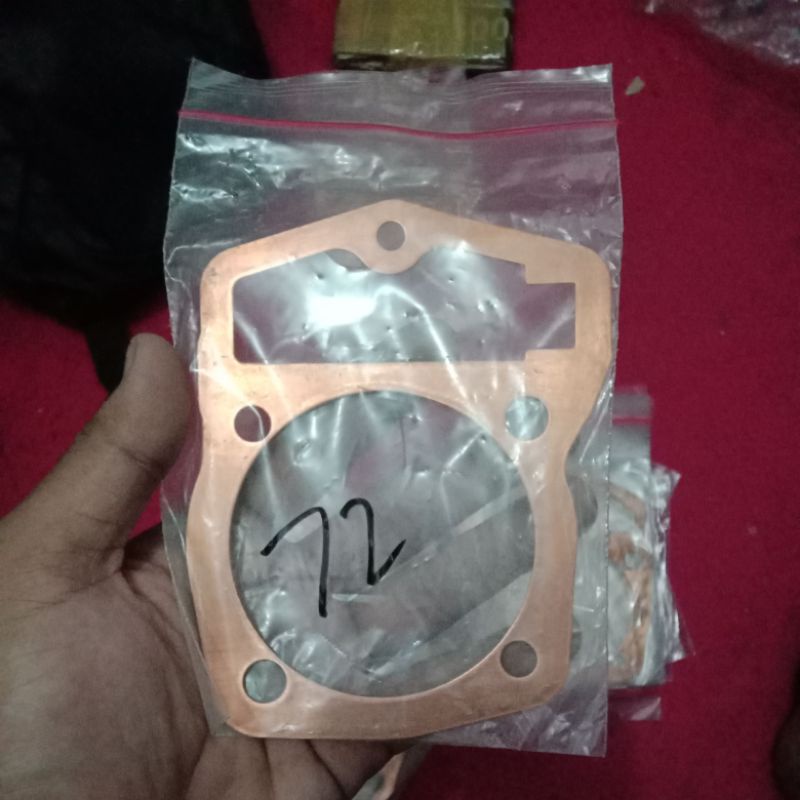 Jual Packing Pack Tembaga Head Cylinder Kop Tiger GL Pro Megapro MP CB 0,5mm 66mm 68mm 70mm ...