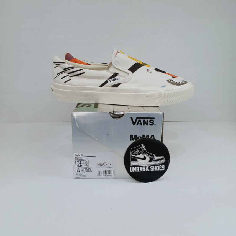 Jual Sepatu Vans X Moma Classic Slip on Vasily Kandinsky Original 36-44 100%BNIB | Shopee Indonesia