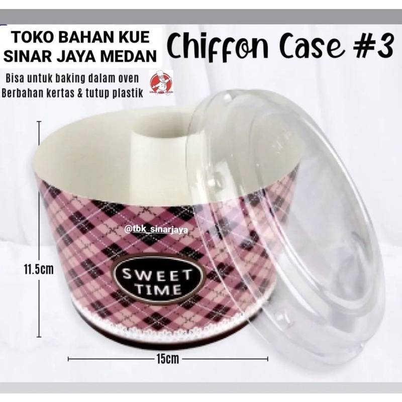 Jual Chiffon Case #3 (bisa untuk baking dalam oven berbahan kertas dan ...