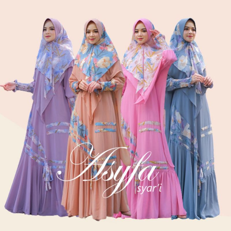 Jual ASYFA SYAR'I BY FAZLECOLLECTION (set gamis) | Shopee Indonesia