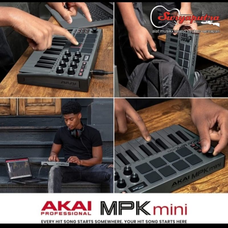Jual Akai MPK Mini MK3 Grey Midi Controller | Shopee Indonesia