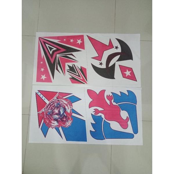 Jual Bahan kertas layang layang isi 100 lembar( BUKAN LAYANG LAYANG ...