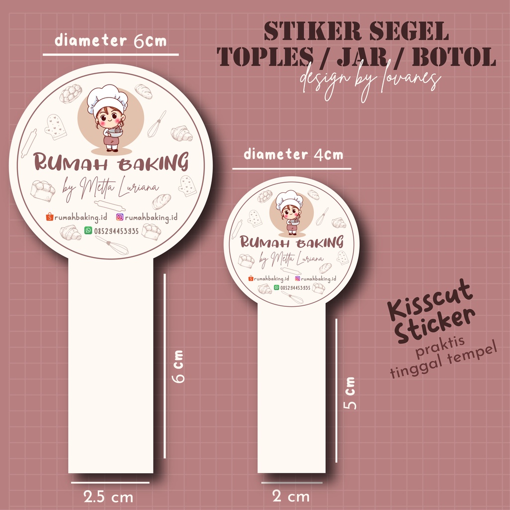 Jual Stiker Segel / Sticker Seal / Stiker Segel Toples / Stiker Segel ...