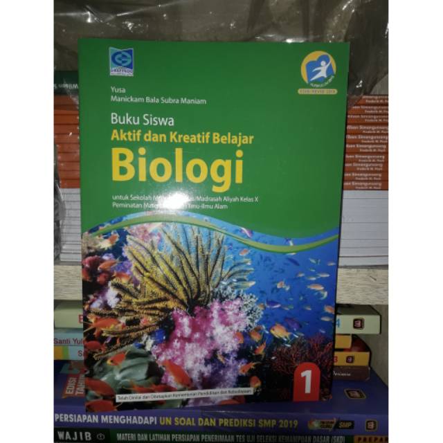 Jual Buku Siswa Aktif Dan Kreatif Biologi 1 Peminatan SMA/MA X Kur 2013 Edisi Revisi | Shopee ...