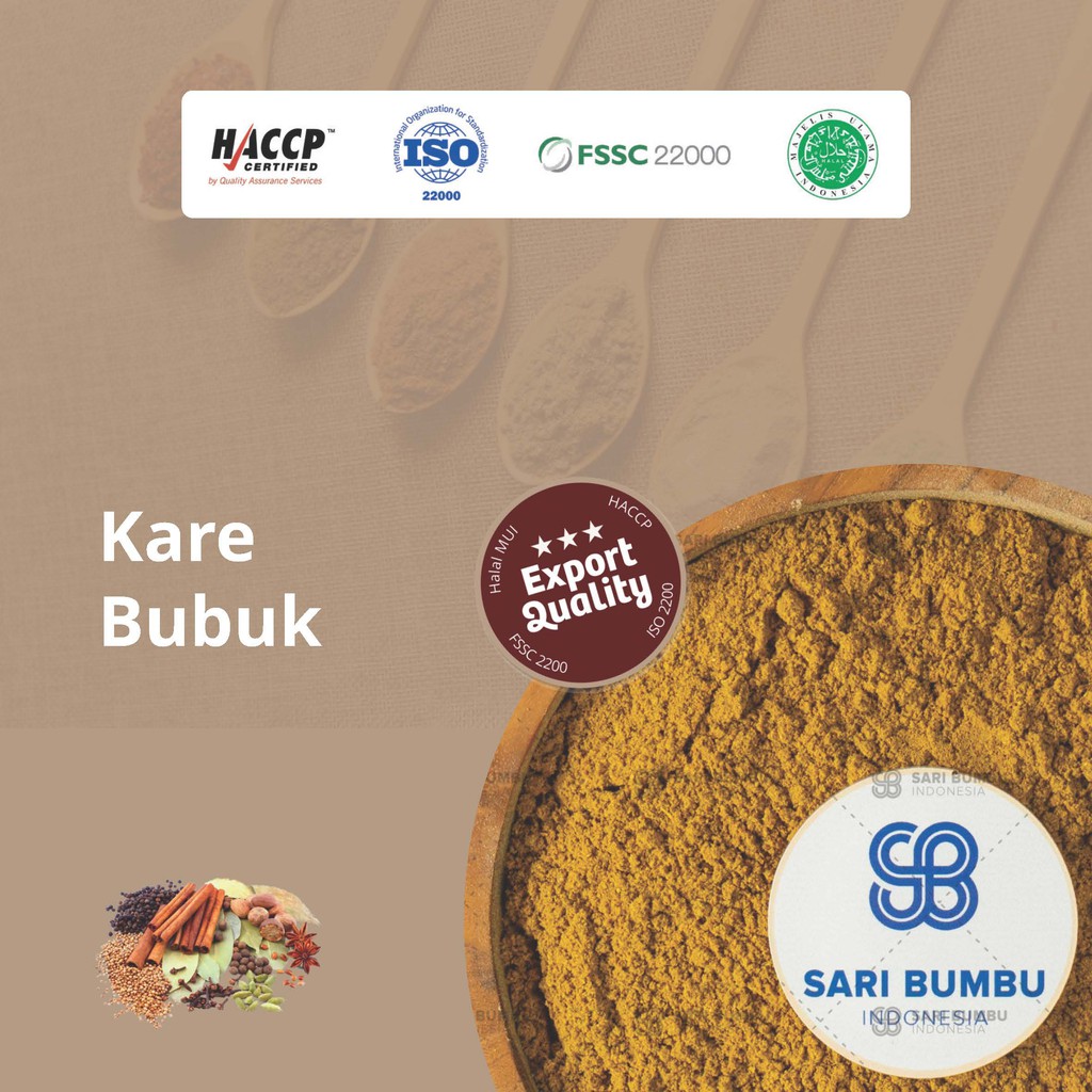 Jual BUMBU DAPUR - KARE BUBUK (CURRY POWDER) | Shopee Indonesia