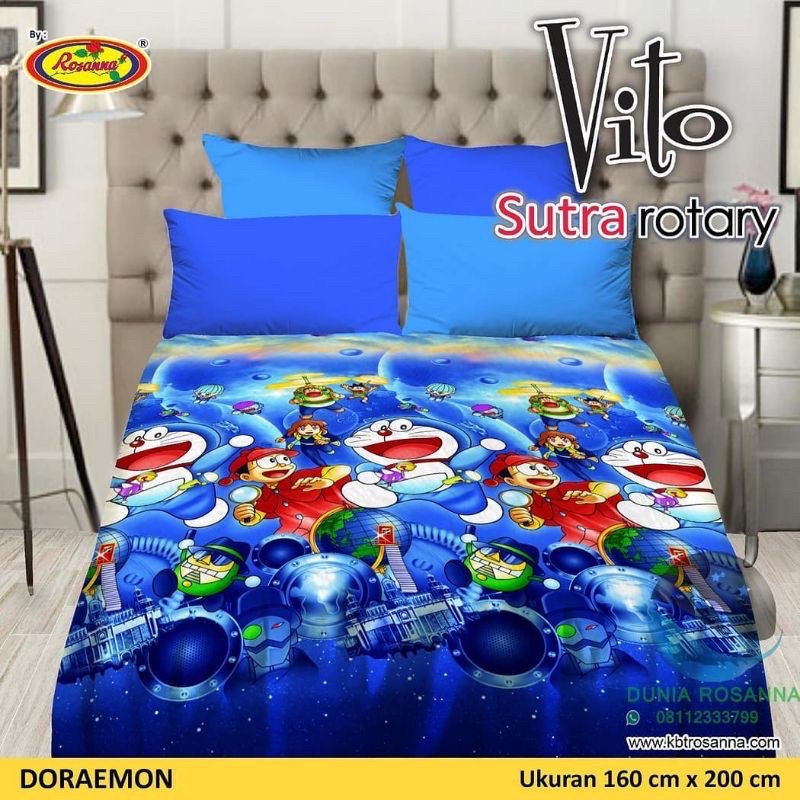 Jual Selimut Karakter Doraemon Sutra Rotary 160x200cm | Shopee Indonesia