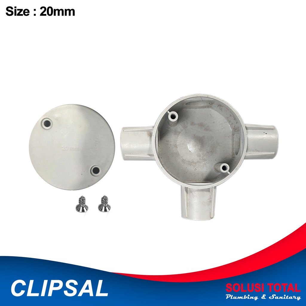 Jual Tee Dus Cabang 3 PVC 20mm Lokal | Shopee Indonesia