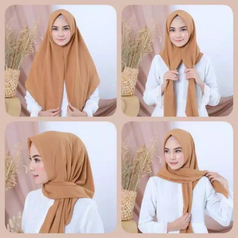 Jual Hijab Segitiga Instan Jasmine Jilbab Segiempat Instant Premium 2 ...