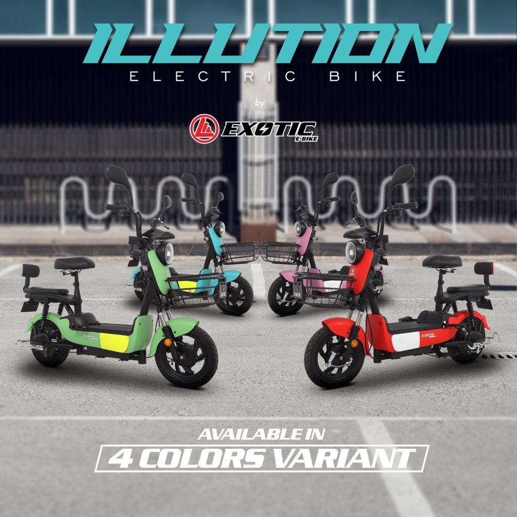 Jual SEPEDA LISTRIK E-BIKE EXOTIC ILLUTION | Shopee Indonesia