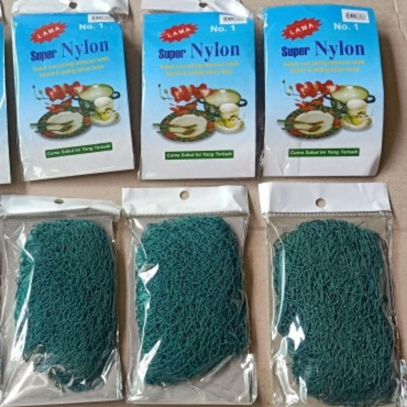 Jual Sabut Cuci Piring Spon Cuci Piring Bahan Jaring - Merk Super Nylon ...