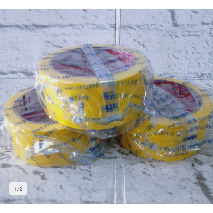 Jual LAKBAN KUNING HG TAPE 2inch | Shopee Indonesia