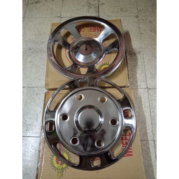 Jual weldop dop roda truk truck bis medium Ring 16 lobang baut 6 depan ...