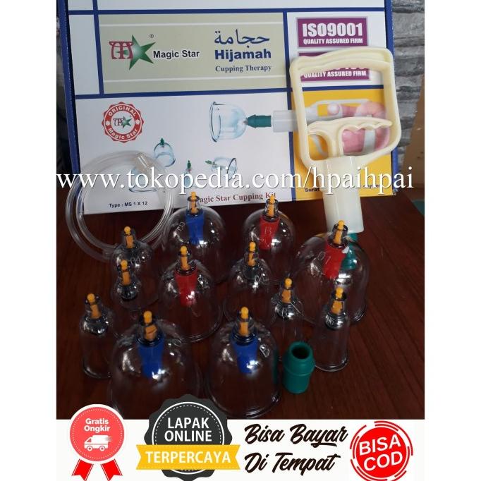 Jual Alat Bekam Isi 12 Kop Magic Star Original Produk Baru | Shopee Indonesia