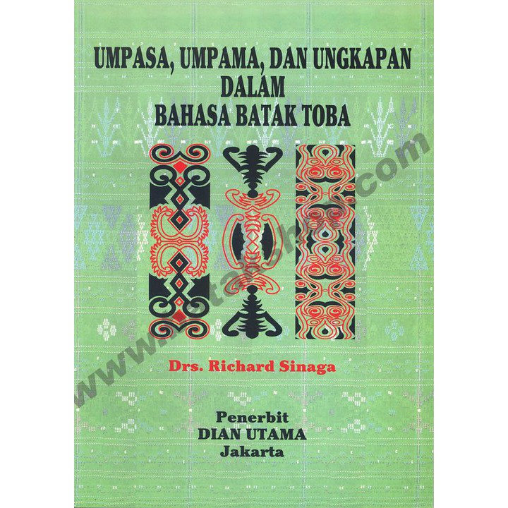 Jual BUKU BATAK Umpasa Umpama dan Ungkapan dalam Bahasa Batak Toba ...