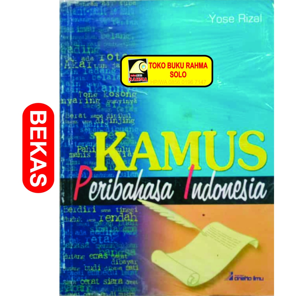 Jual Kamus Peribahasa Indonesia Yose Rizal Aneka Ilmu Buku Bekas Ori Kode BL-223 | Shopee Indonesia