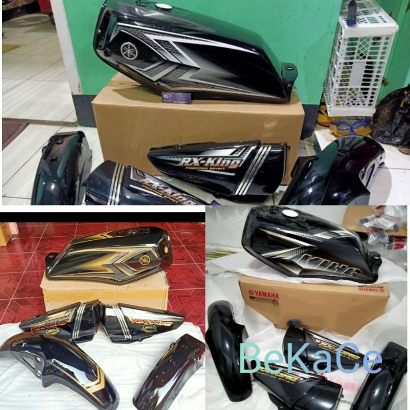 Jual Cover Body Bodi Fullset Yamaha Rx King Tangki Rx King Hitam 2003 ...