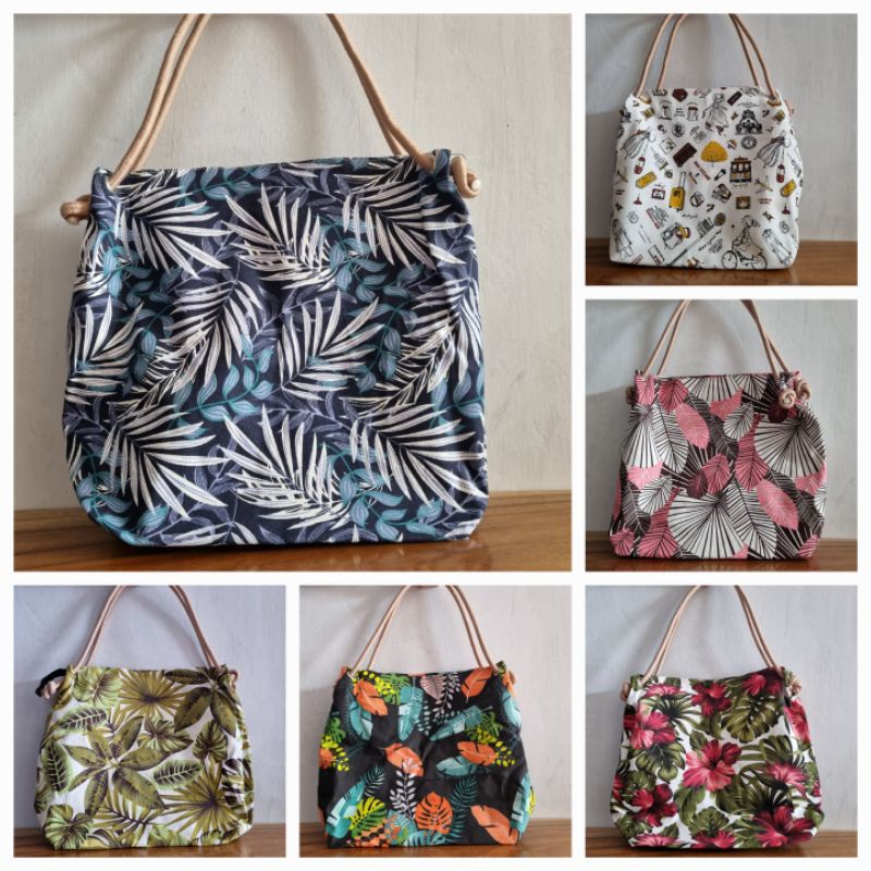 Jual Tas kanvas sumbu rit besar/ tas jogja/ tas jumbo/ tas wanita/ tas ...
