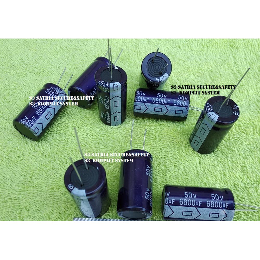 Jual Elco 6800uF 50V capasitor 6800 uf Electrolytic capacitor kapasitor | Shopee Indonesia