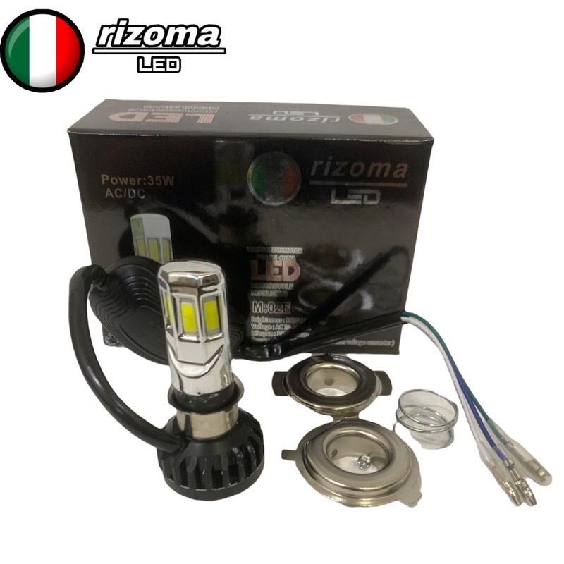 Jual Lampu Depan LED Ac/Dc Merk Original Rizoma Ready 6 sisi 12 Volt ...