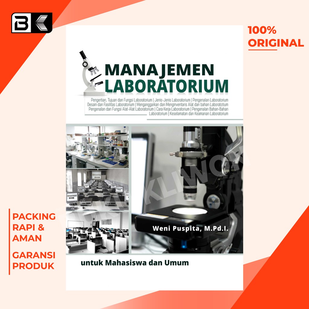 Jual Laboratorium Buku Manajemen Laboratorium Untuk Mahasiswa Dan Umum ...