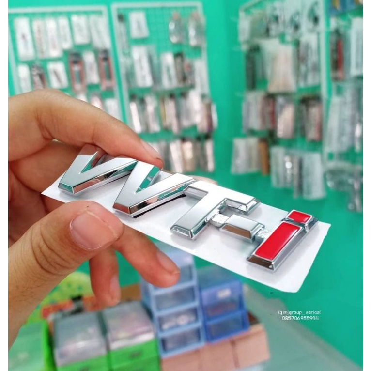Jual Emblem logo DUAL VVT-I VVTI ukuran original astra toyota dan astra ...