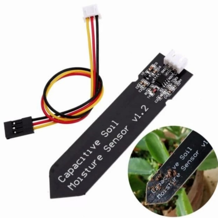 Jual Soil moisture sensor kelembaban tanah capacitive aruino uno R3 ...